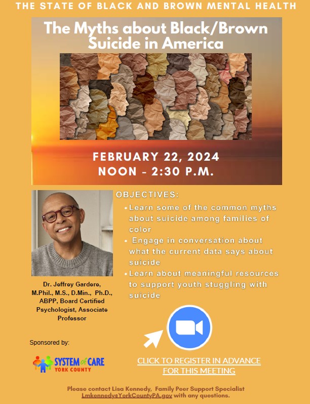 The State of Black and Brown Mental Health: The Myths about Black/Brown Suicide in America ...